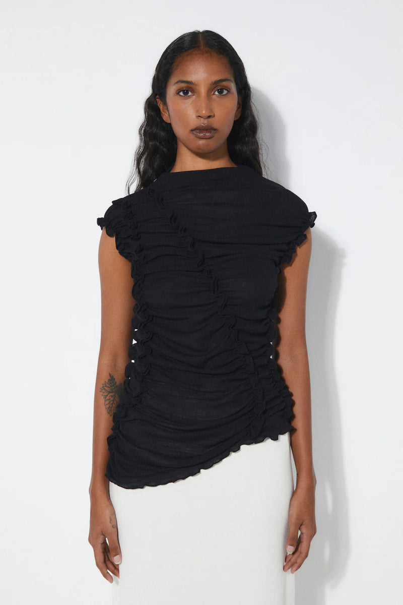 RITA ROW Mia Top - Black – Amaryllis West End